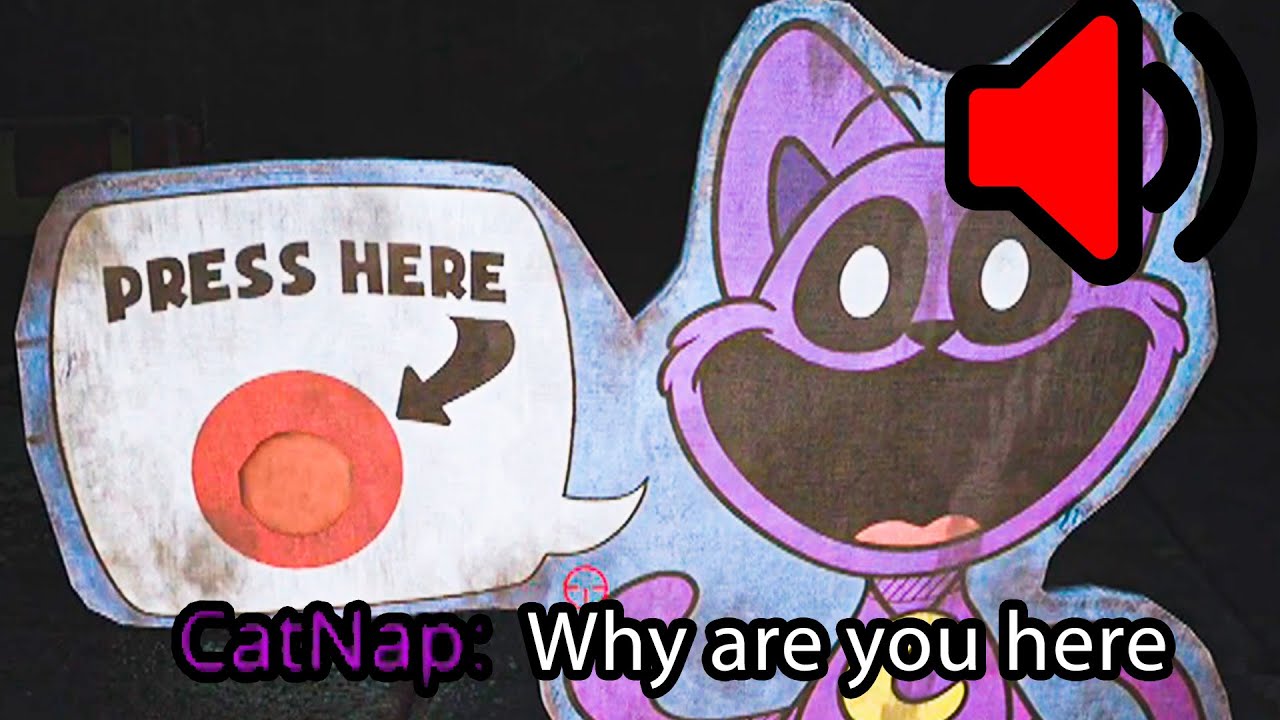 What If CatNap Had secret Voice liners For Cardboard Cutout - Poppy ...