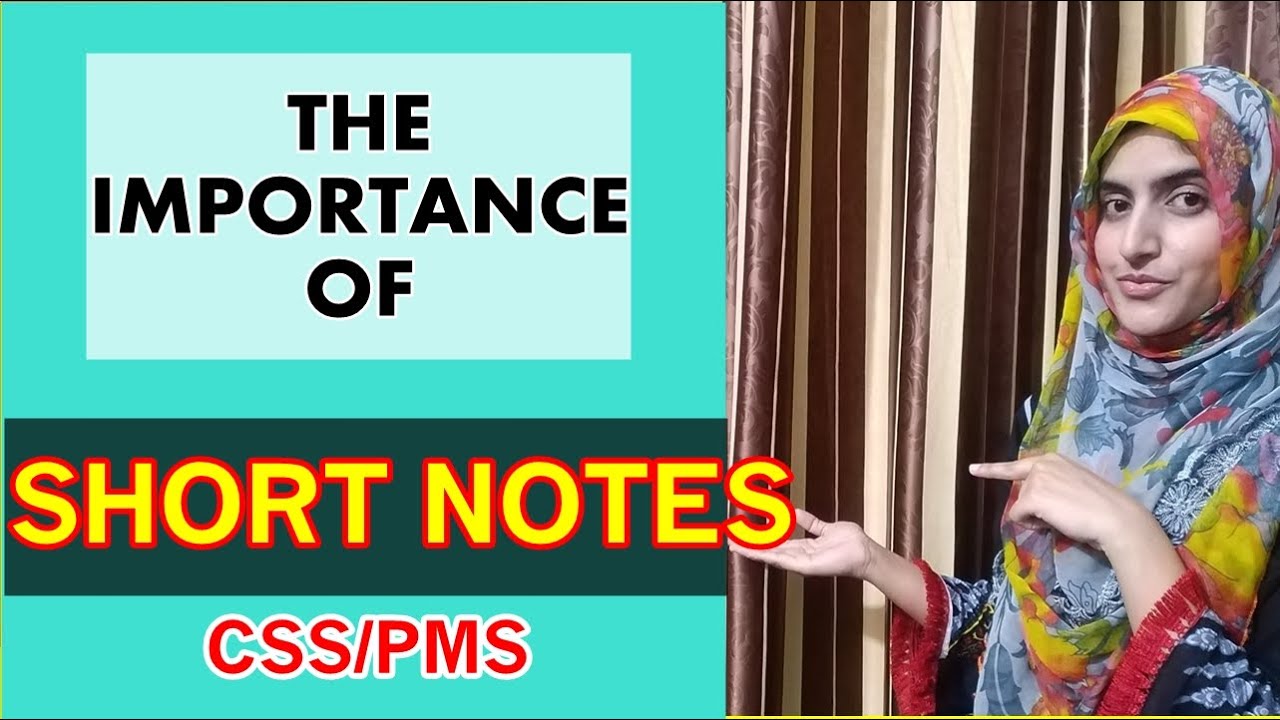 SHORT NOTES FOR CSS/PMS | HOW TO MAKE SHORT NOTES FOR CSS/PMS | LEARN ...