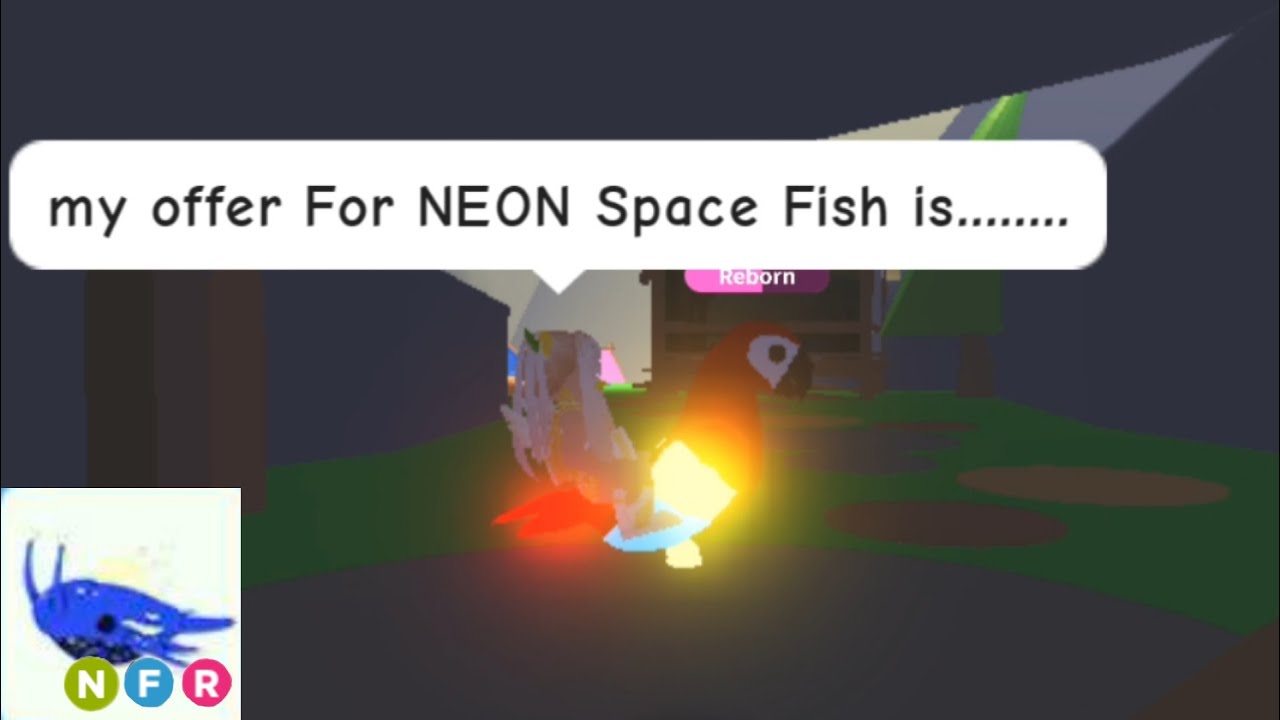 my offer for NEON Space Fish in Adopt Me!😋(Overpaying) - YouTube