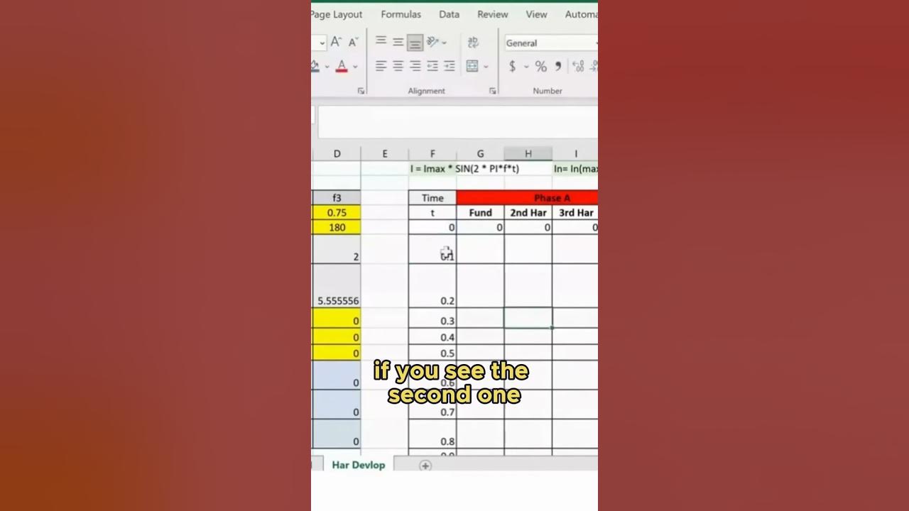 Master Harmonic Analysis with Excel: Waveform Simulation Tutorial - YouTube