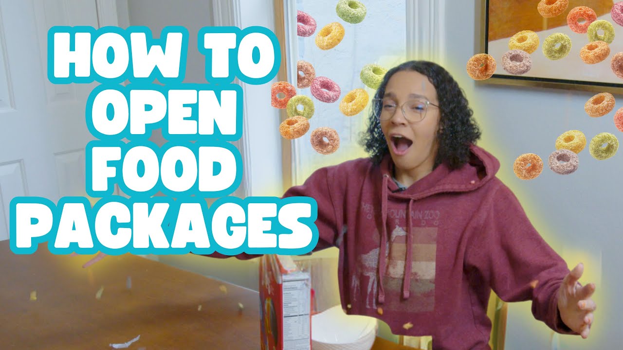 How to Open Food Packages For Kids - YouTube