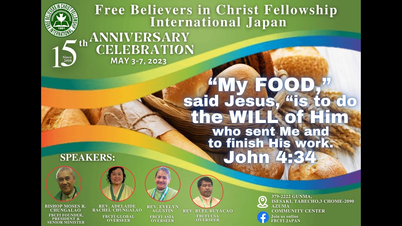 Lord God of Abraham opening song FBCFI JAPAN 15th year Anniversary ...