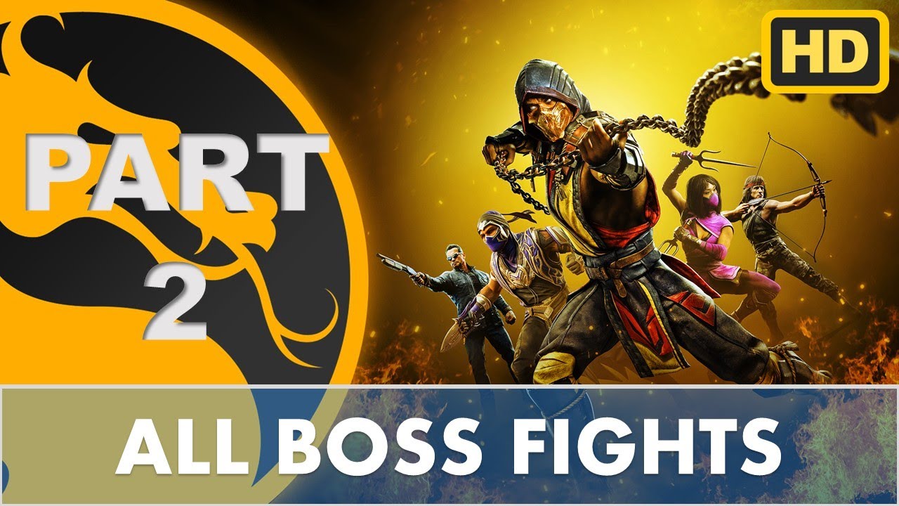 Mortal Kombat XI (11) Part 2: All Boss Fights (60fps) - YouTube