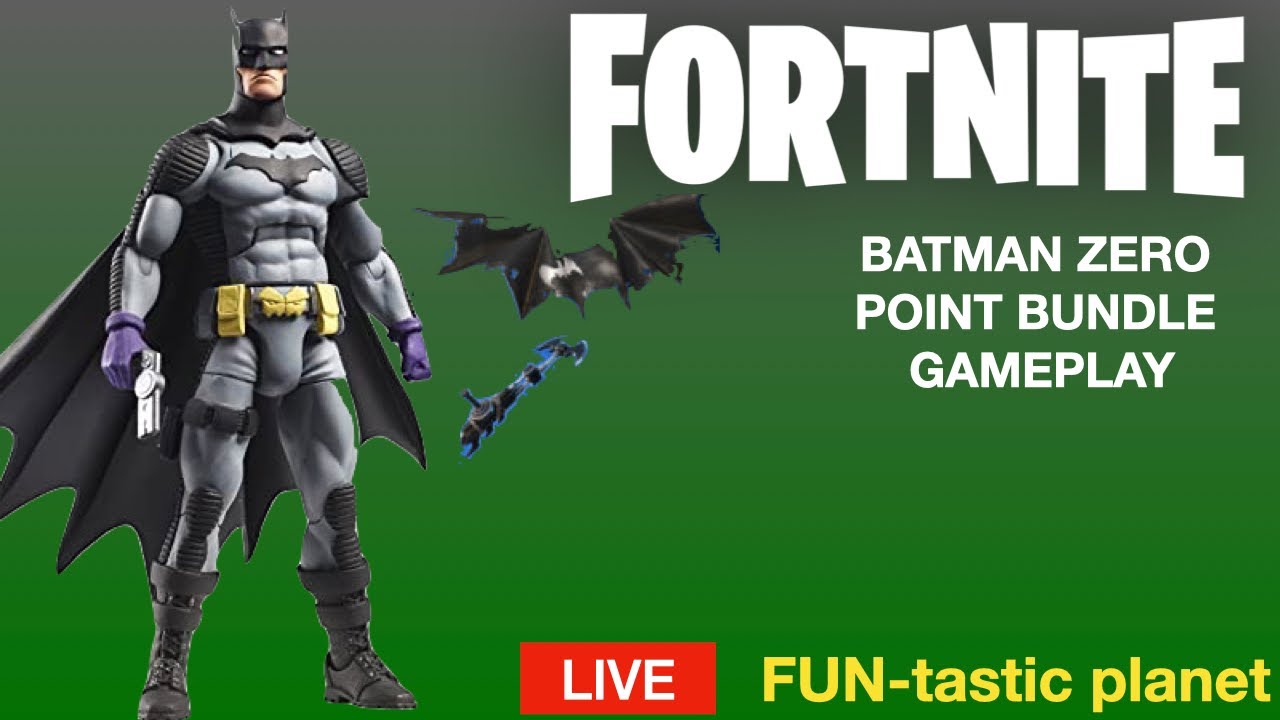 Live NEW BATMAN ZERO BUNDLE in Fortnite - YouTube