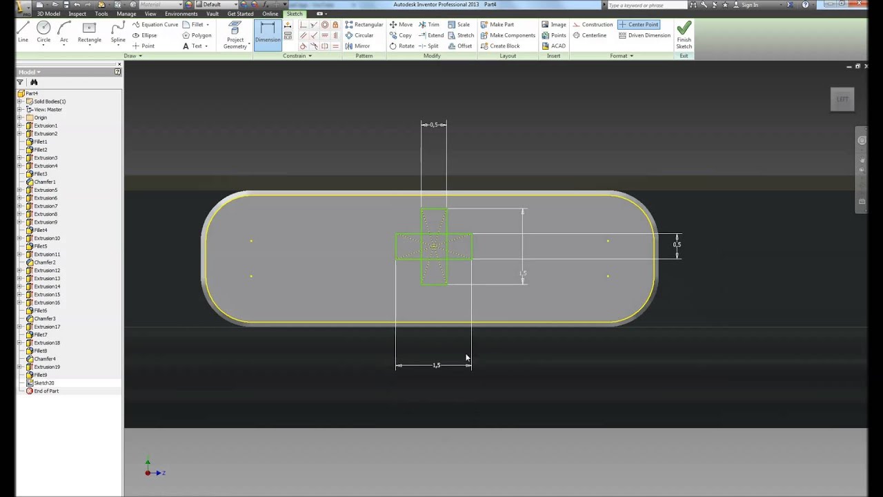 Speed Designing a Tablet in AutoDesk inventor 2013 - YouTube