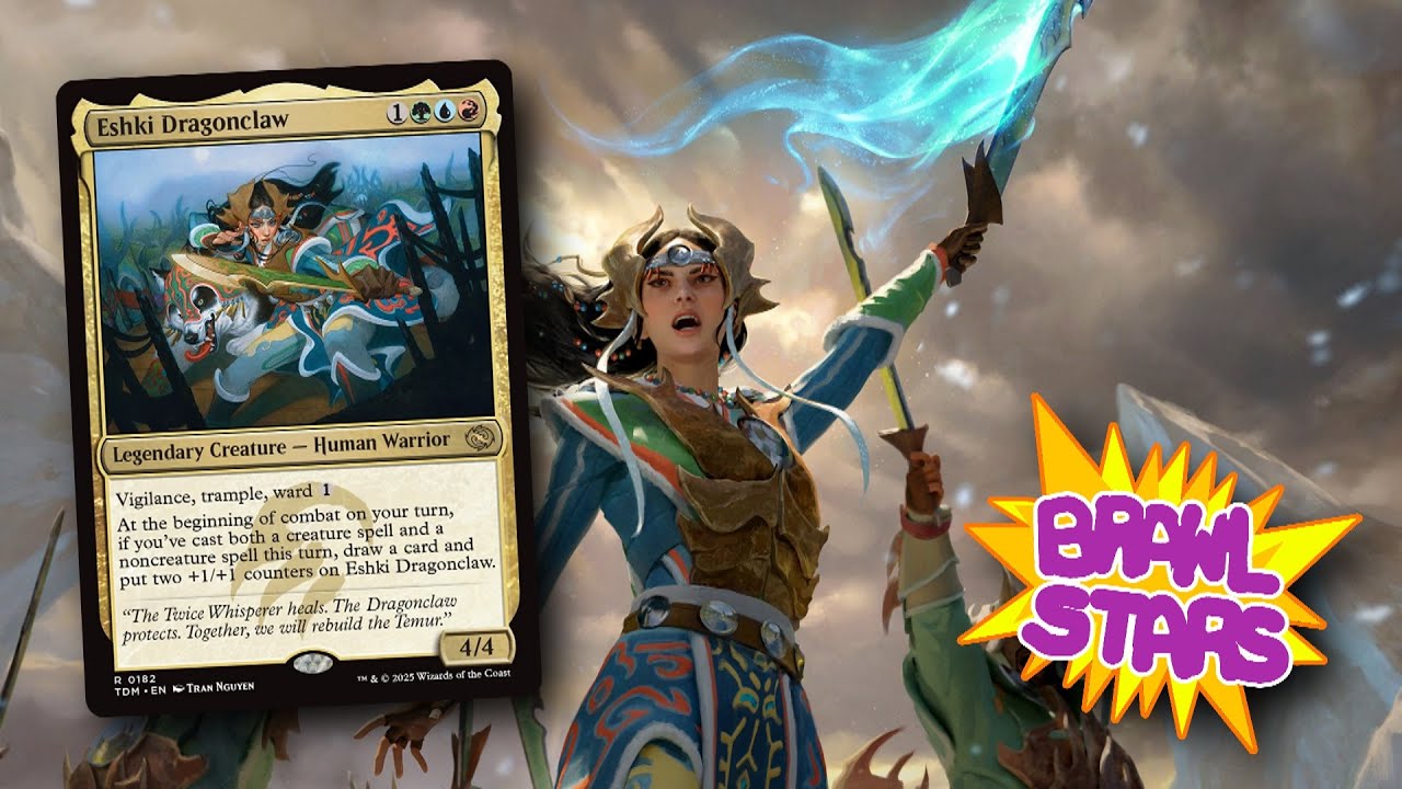 Brawl Stars: Temur's Two Types - Eshki Dragonclaw Historic Brawl - YouTube