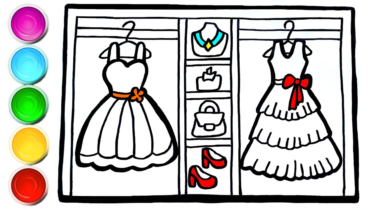 🎨 Learn to Draw Clothes 💃🏼 | Drawing Art Tutorial 💖| Easy Simple ...