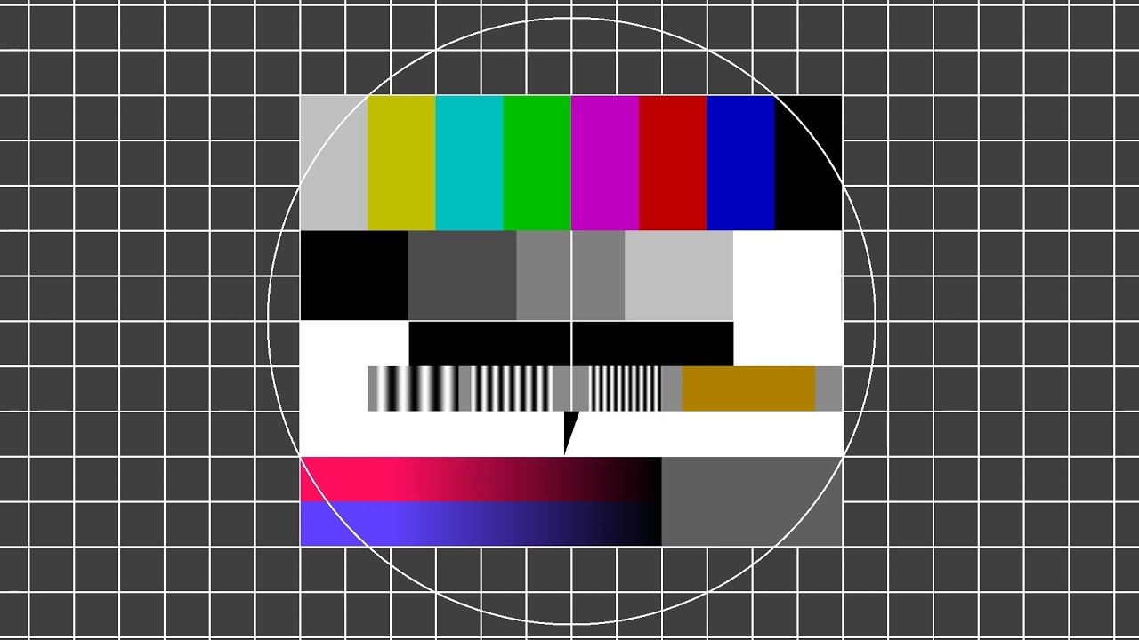 FuBK Test bild 1080p60i ToneBox 1 KHz. - YouTube