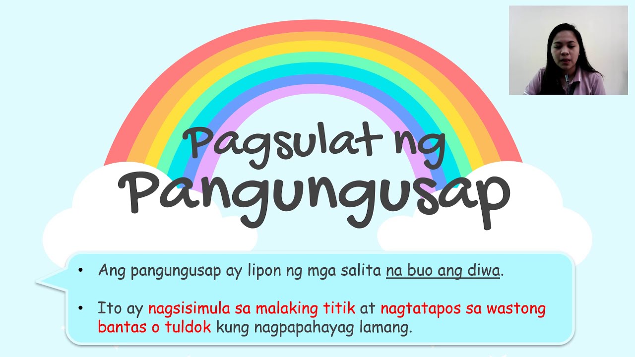 Pagsulat ng Pangungusap - MTB 1 - YouTube