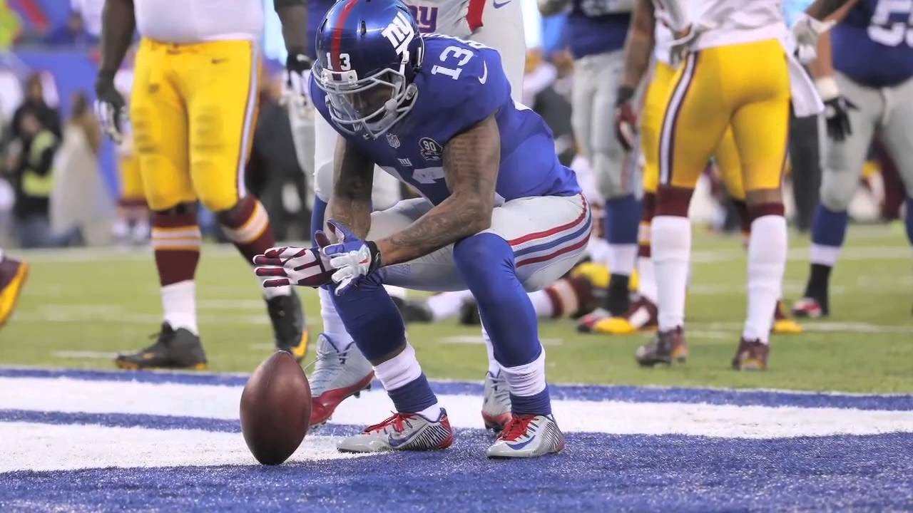 Moonwalk Master: Odell Beckham Jr's TOP 5 Touchdown Celebrations - YouTube