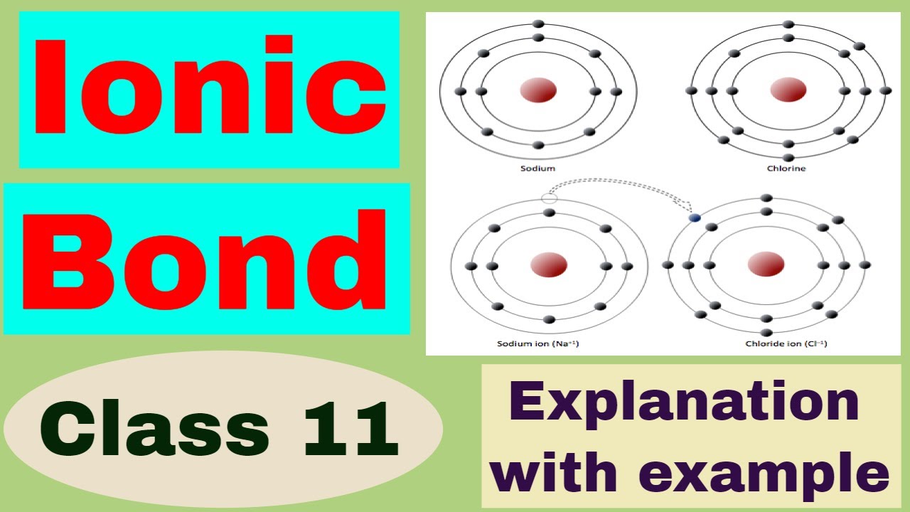 what is ionic bond with example in English - class 11 - YouTube