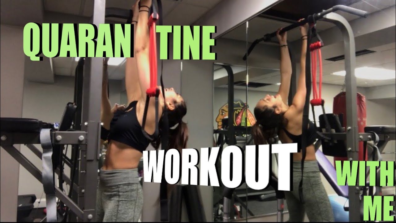 WORKOUT WITH ME (DURING QUARANTINE) - YouTube