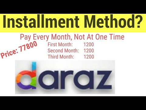 How to Purchase Product through Installment Method From Daraz | Mobile ...