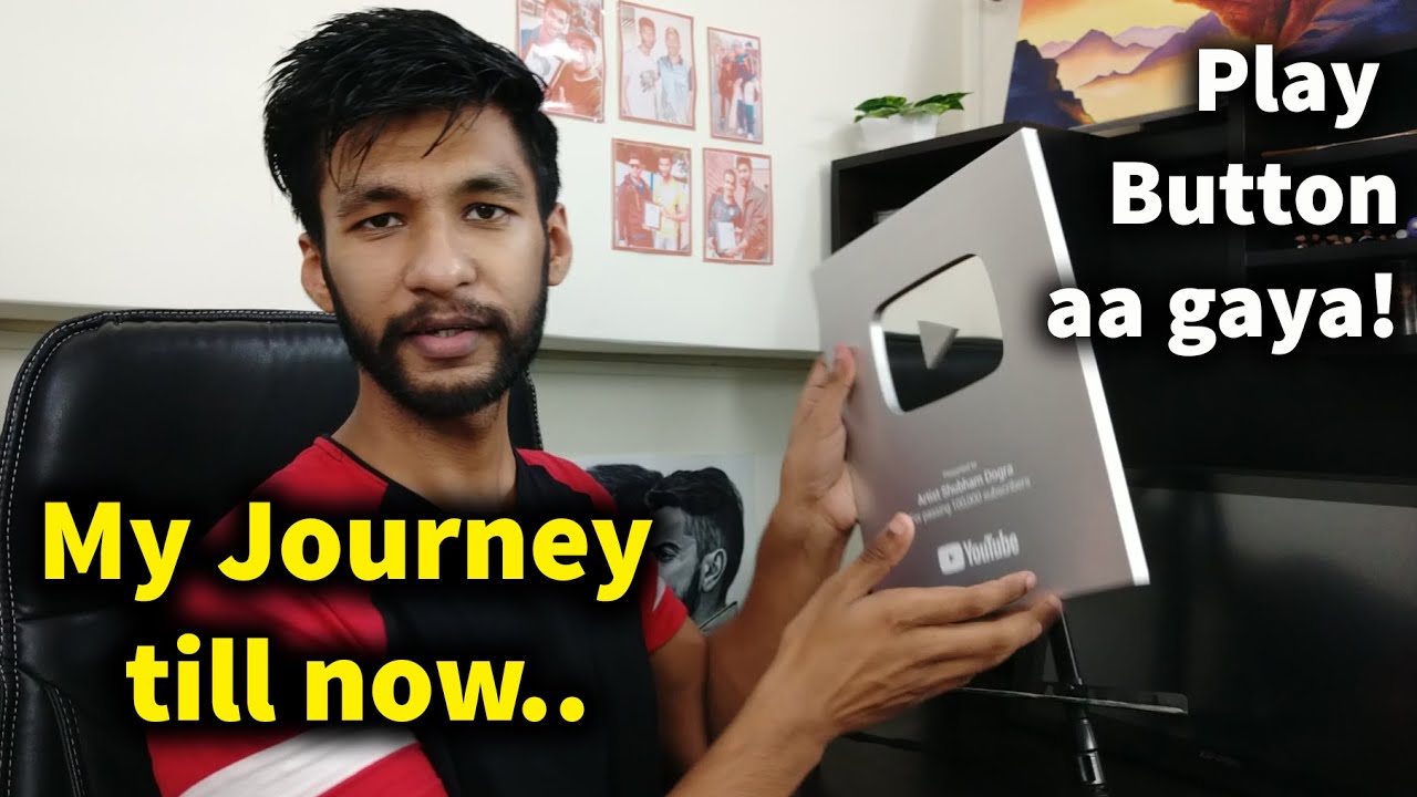 Our Silver Play Button is here 🔥🔥 | My Journey till now, Education, Art ...
