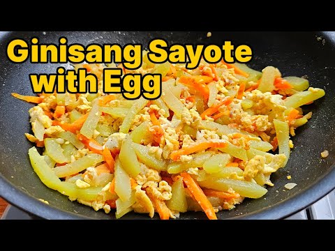 Quick Ginisang Sayote with Egg: A Healthy Filipino Side Dish