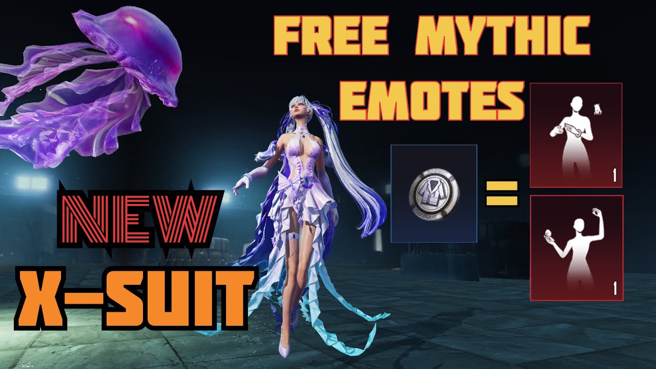 NEW MARMORIS X-SUIT OPENING !! | FREE MYTHIC EMOTE | PUBG MOBILE - YouTube