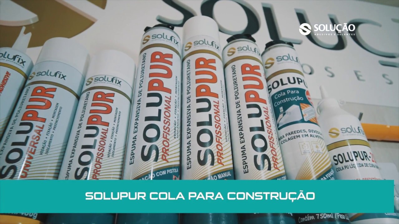 Solução Selantes - Produtos Solufix - YouTube