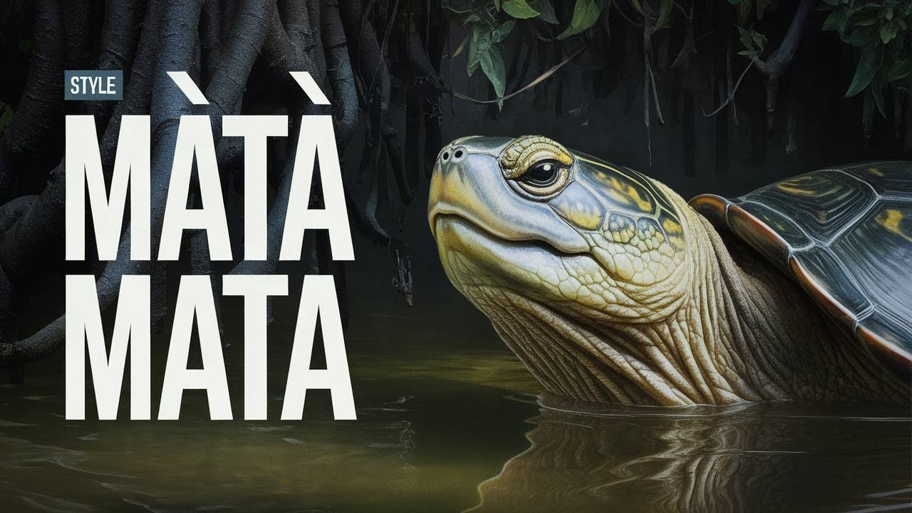 The Sneaky Fishing Techniques of the Mata Mata Fish - YouTube