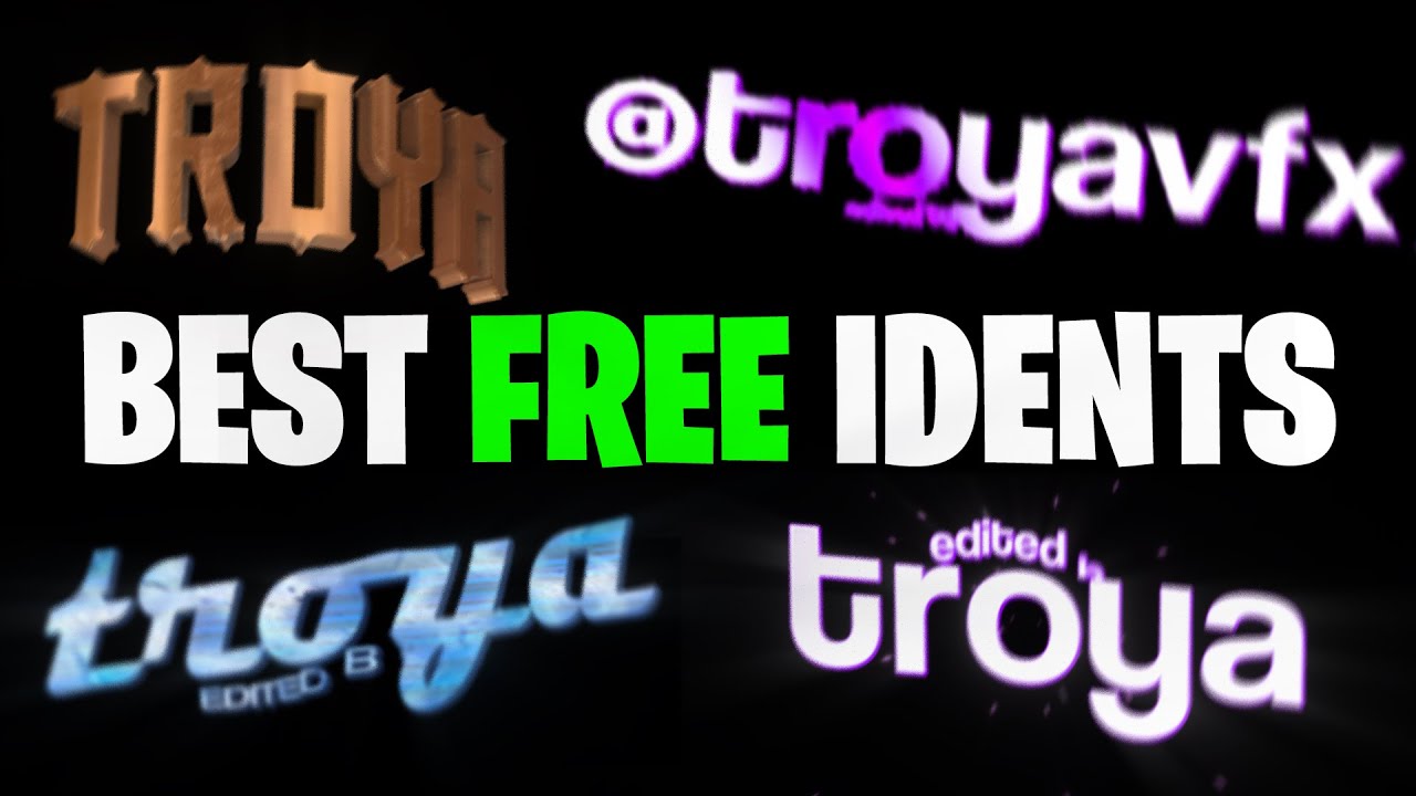 BEST *FREE* INTRO IDENT TEMPLATES EVER! 🔥😳 LINK IN DESC!!! - YouTube