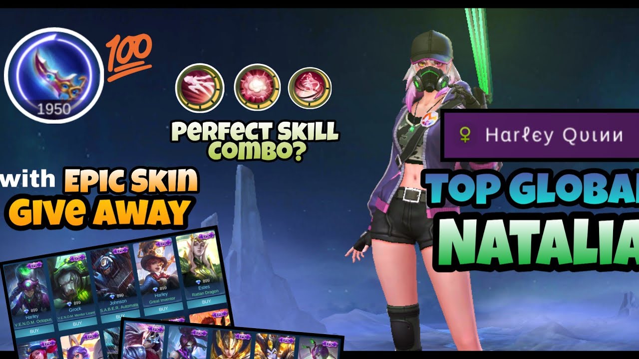 Proper Skill Combo for Natalia | Top Global Natalia | Natalia Build ...