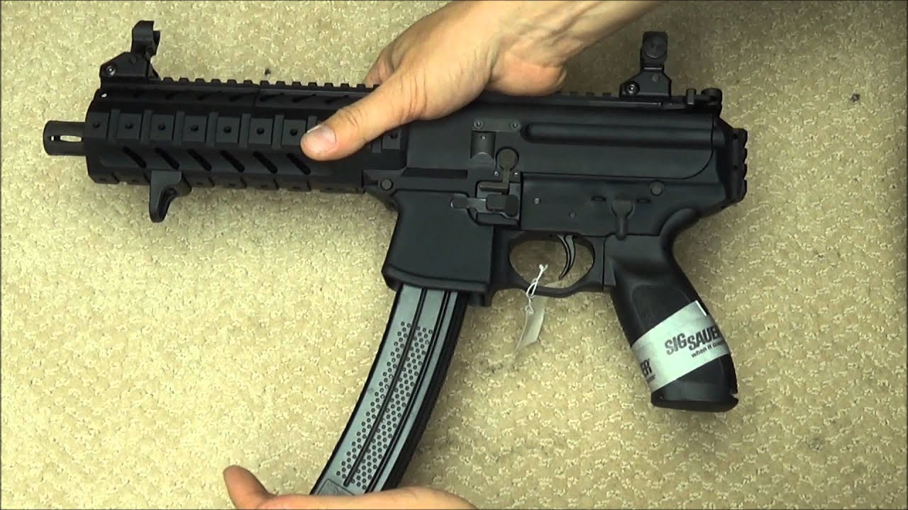 Sig Sauer MPX P 9 technical review - YouTube