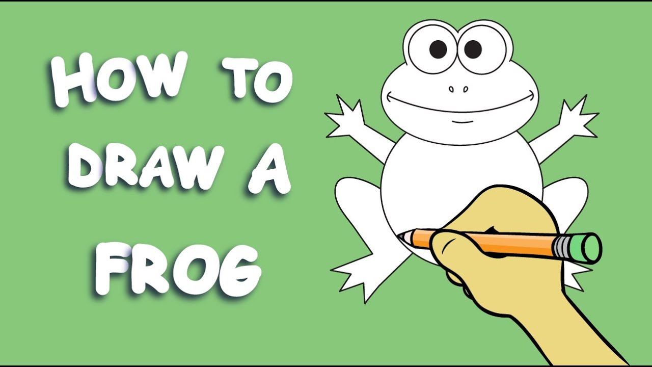 How to Draw A Frog - YouTube