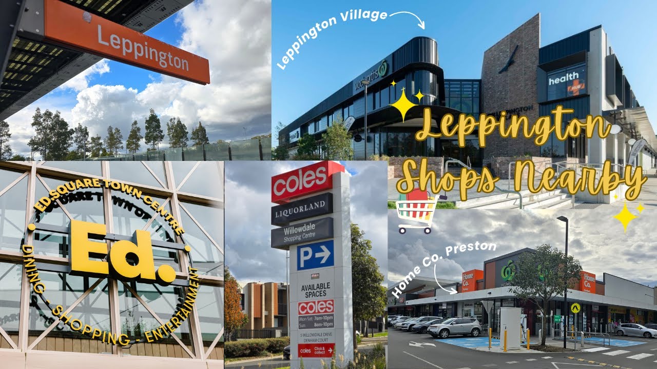 Leppington, NSW Australia - Shops & Supermarkets Nearby - YouTube