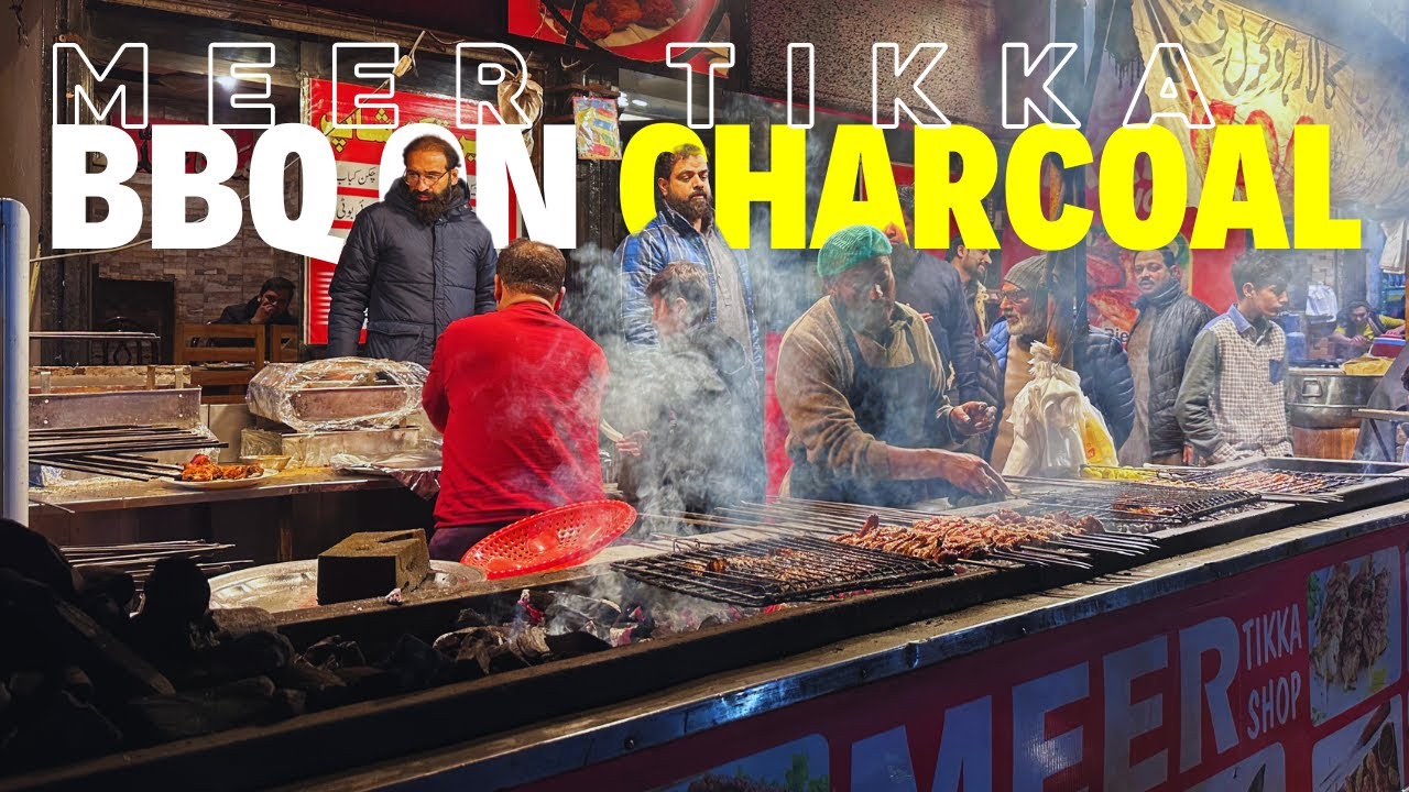 Famous Chicken Tikka Pakistani Street Food , Meer Tikka Shop - YouTube