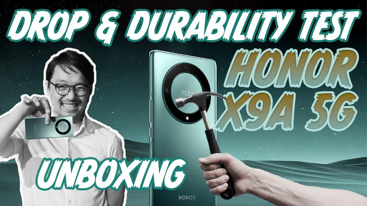DROP & STRESS TEST of the HONOR X9a 5g final (Unboxing/First ...