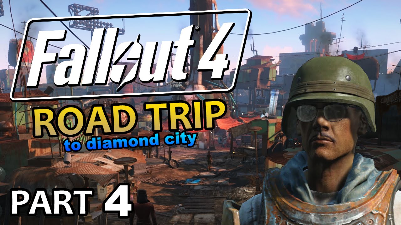 Fallout 4 - Road Trip to Diamond City #4 - Reaching Diamond City - YouTube