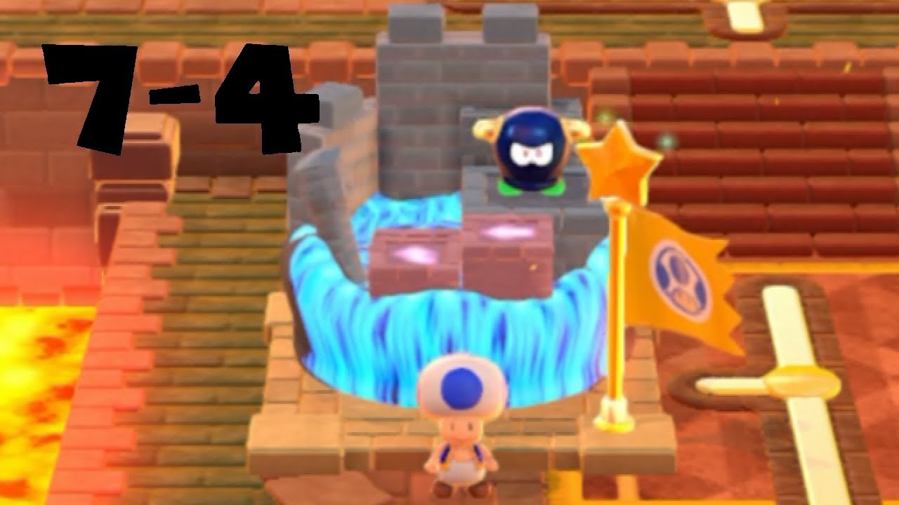 SM3DW (Wii U) 7-4 in 60s - YouTube