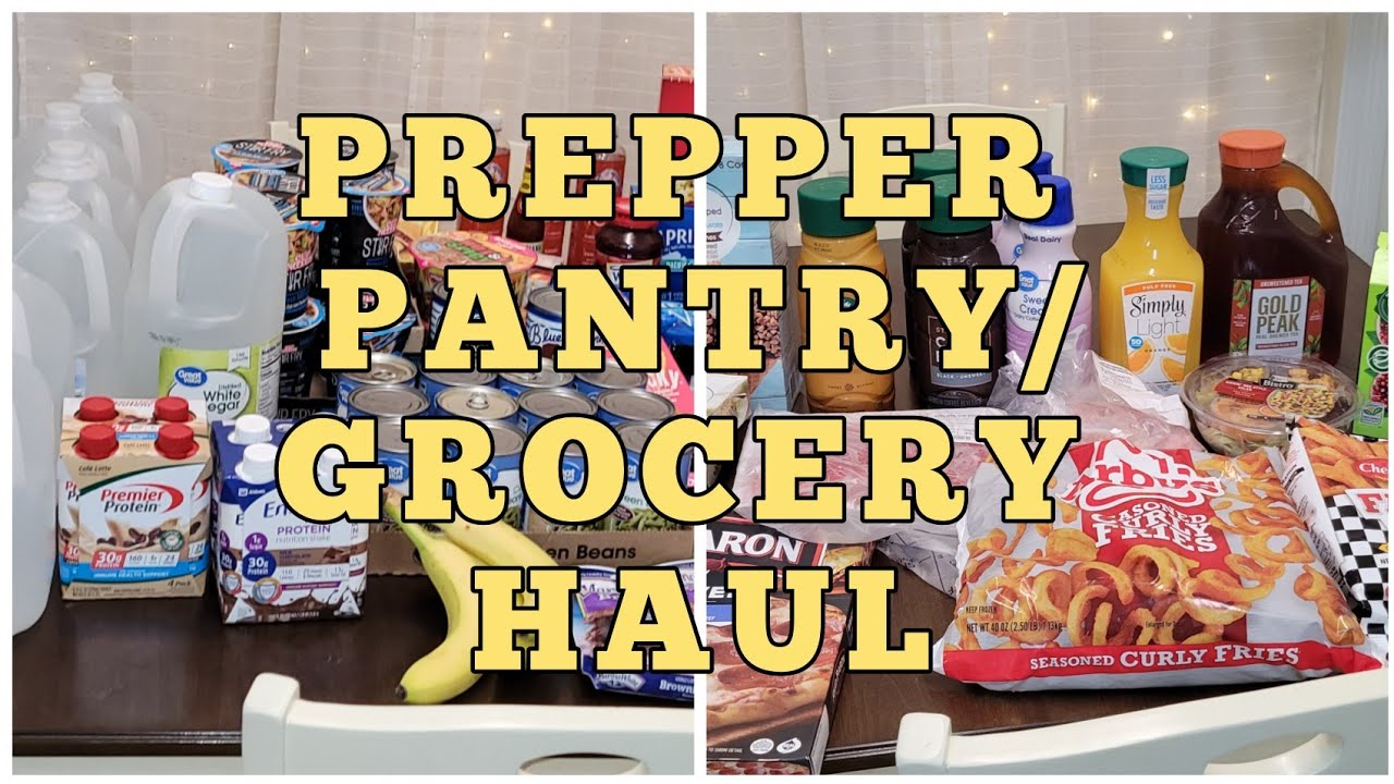 Walmart Prepper Pantry/Grocery Fill In Haul | Inflation, Food Shortages ...