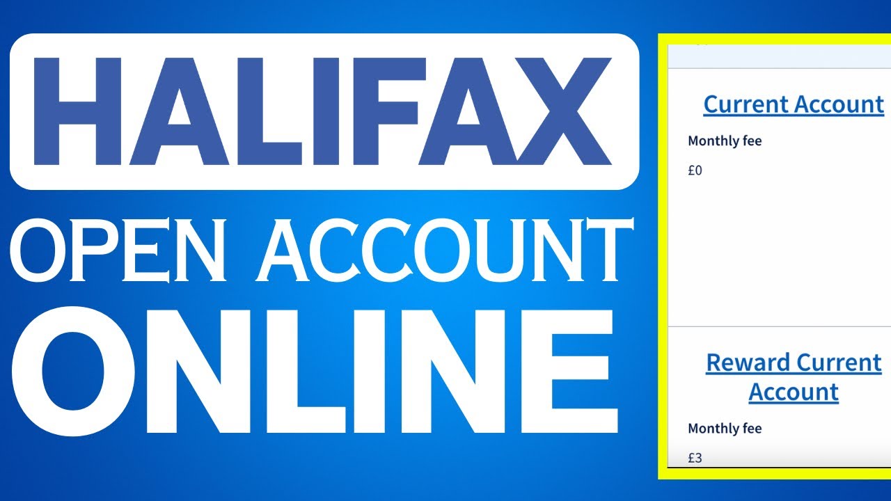 How To Open Halifax Bank Account Online 2025 - YouTube