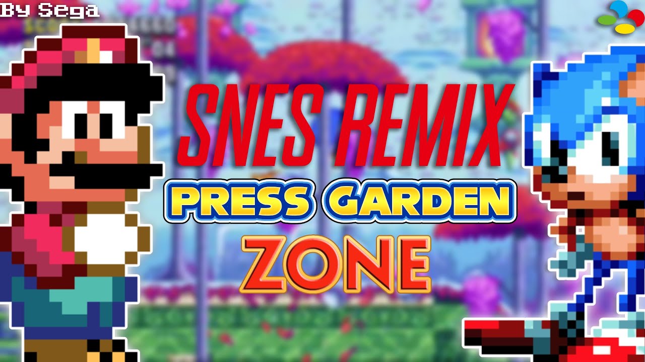 Sonic Mania - Press Garden Zone Act 1 (SNES Soundfont) - YouTube