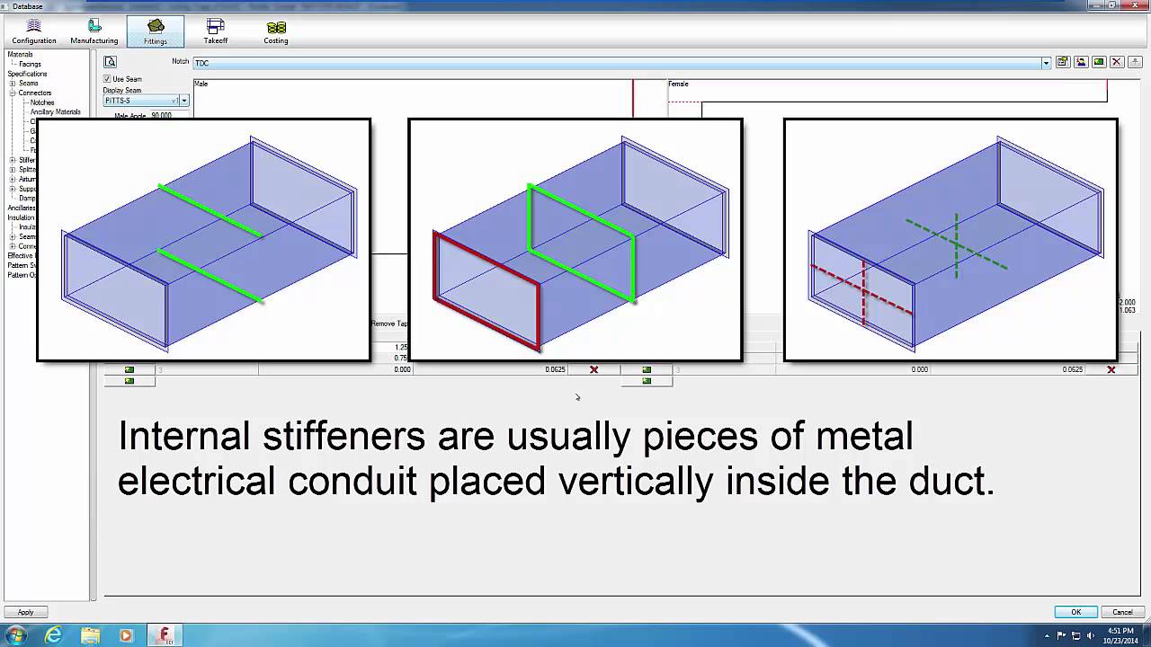Database Settings in Fabrication CAMduct - YouTube