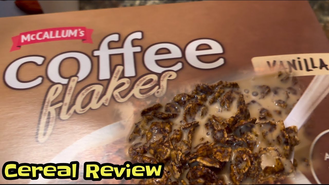CEREAL REVIEW | First Time Trying Coffee Flakes - YouTube