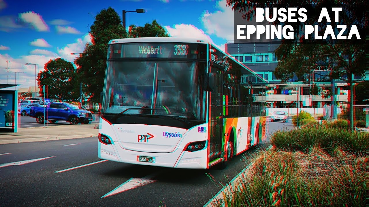 Buses at Epping Plaza - April 2022 - YouTube