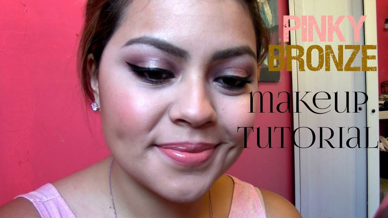 Pinky Bronze Makeup Tutorial ft. Lorac Unzipped - YouTube