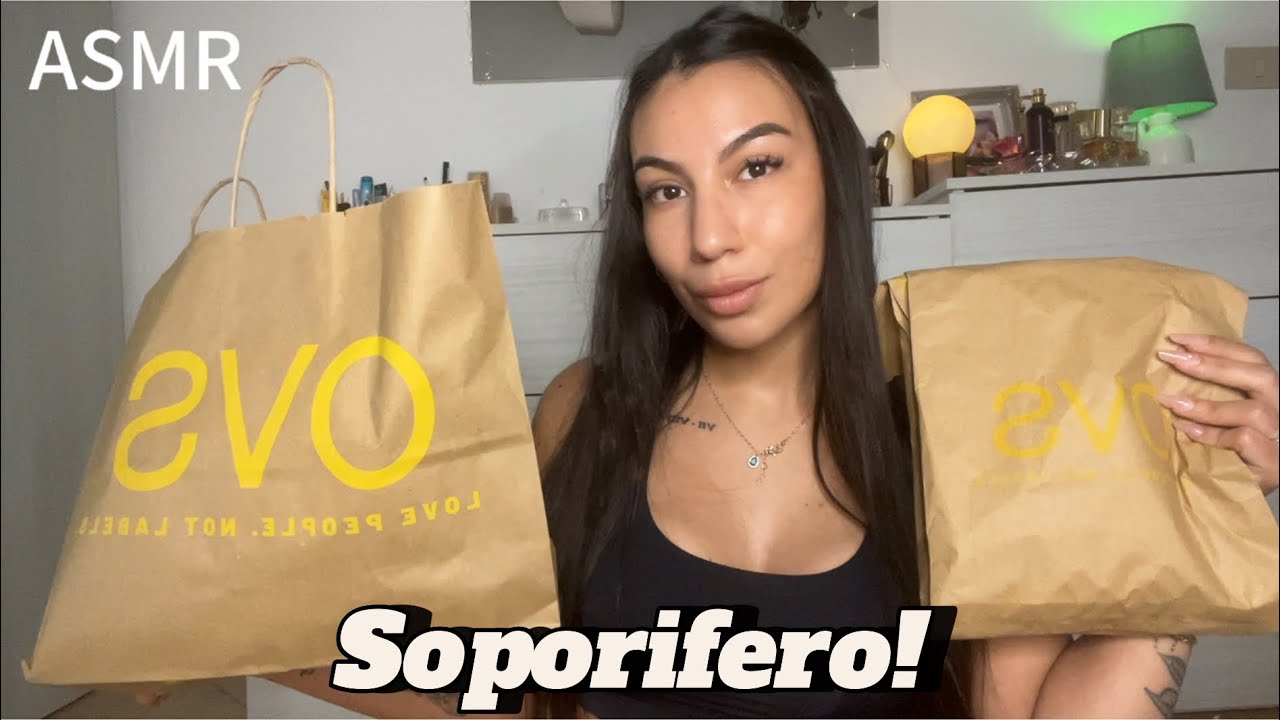 ASMR| MINI Haul MAXI rilassamento 🫧🛍️|scratching, tapping, intense ...
