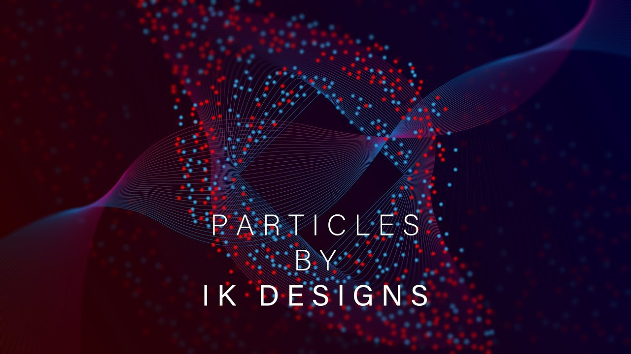 Abstract particles effect in adobe illustrator | IK Designs - YouTube