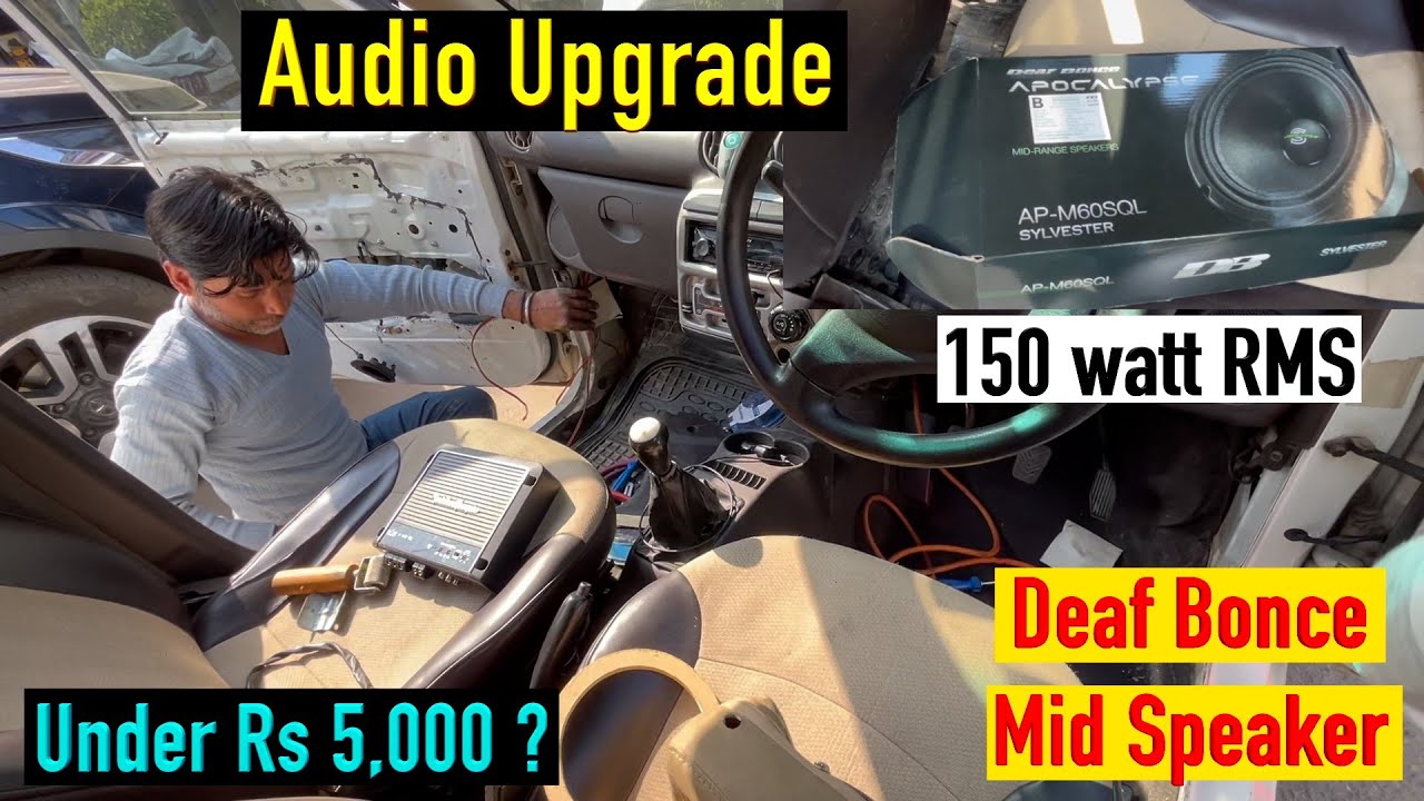 Best Mid Speakers Under Rs.5,000 ? Deaf Bonce 150 Watt Rms Mid | Audio Modification | - YouTube