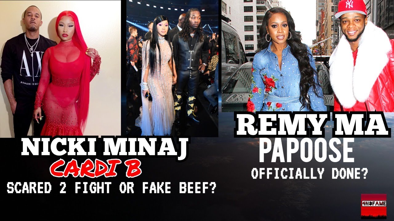 NICKI MINAJ CARDI B is The Beef Real or are They Scared 2 Fight? REMY ...