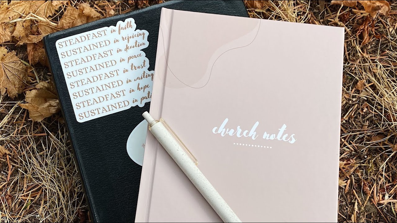 COMING SOON: the church notes journal // Steadfast and Sustained - YouTube