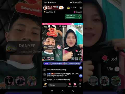 Live Mas Iyun mau ke Padang di ajak nungging kak Via