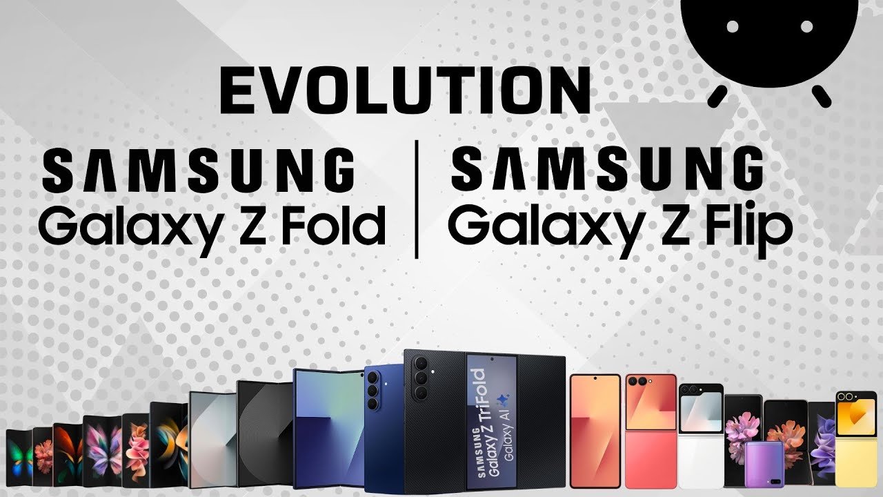 Evolution of Samsung Galaxy Z Fold & Flip Series | Samsung Galaxy Z ...