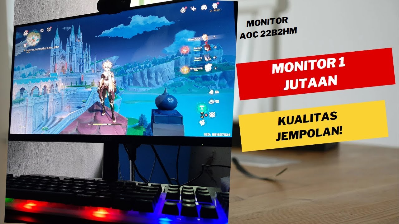Monitor AOC 22B2HM: Monitor Keren Buat Gaming dan Editing dengan Harga ...