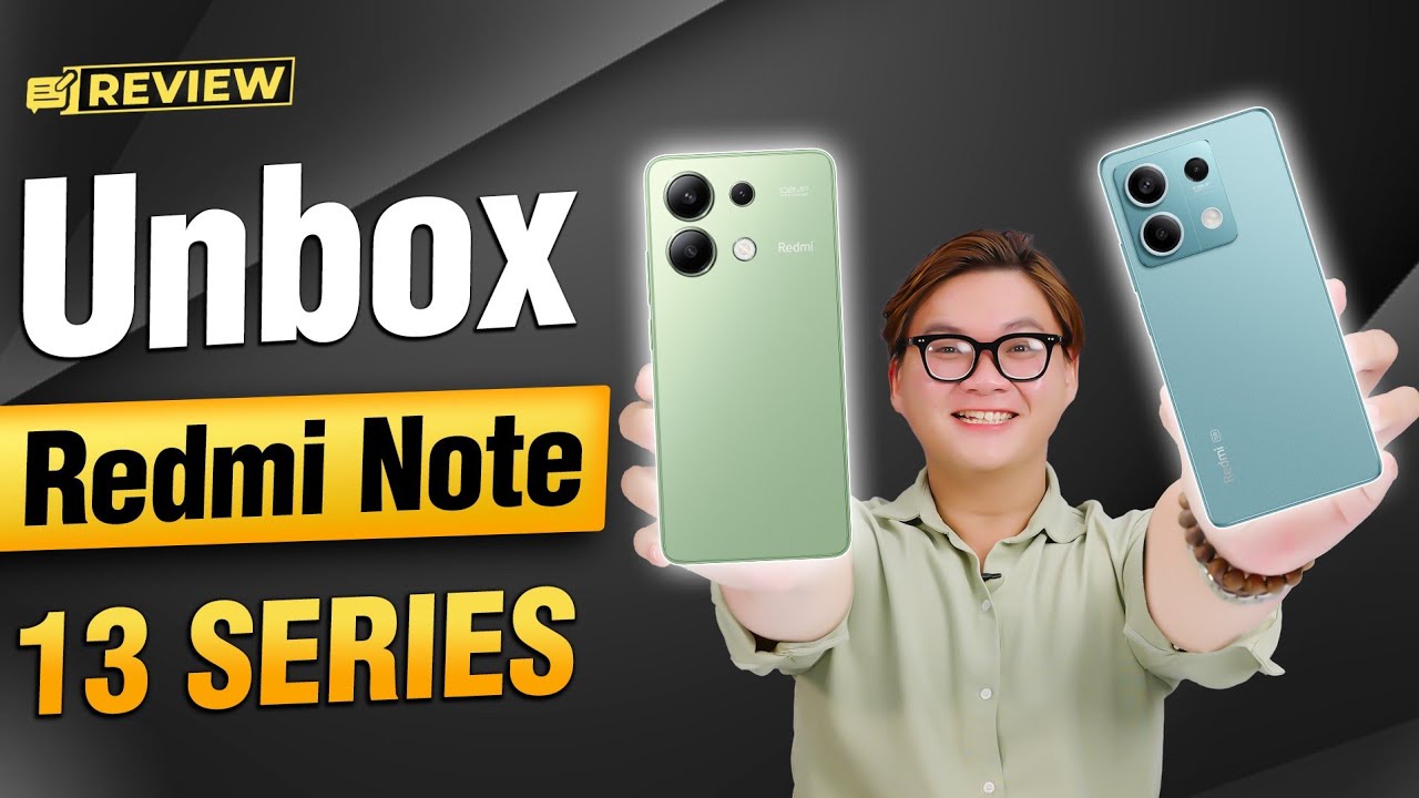 Trên tay nhanh Redmi Note 13 SERIES: Giá hạt dẻ, hiệu năng mạnh, màn ...