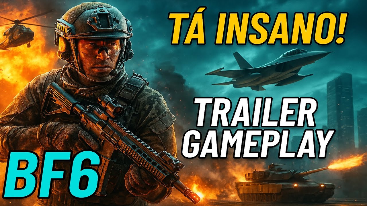 TA INSANO! TRAILER GAMEPLAY OFICIAL MULTIPLAYER BF6 - BATTLEFIELD IS BCK - YouTube