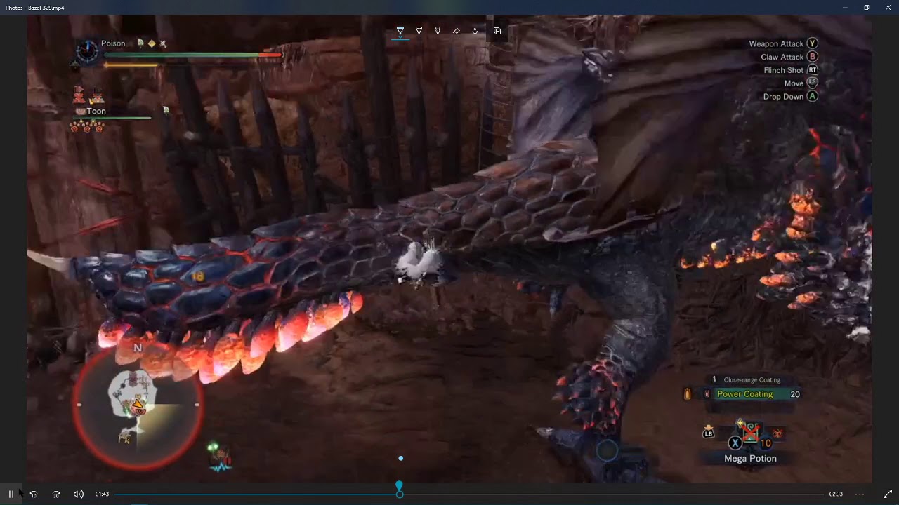 MHW:I Bazel 3:29 commentary - YouTube