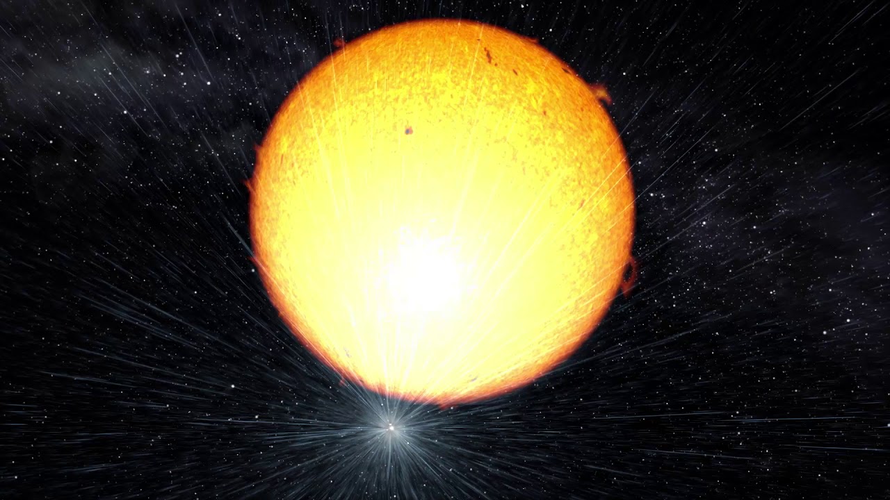 A massive pulsar irradiates a Solar-type star - YouTube